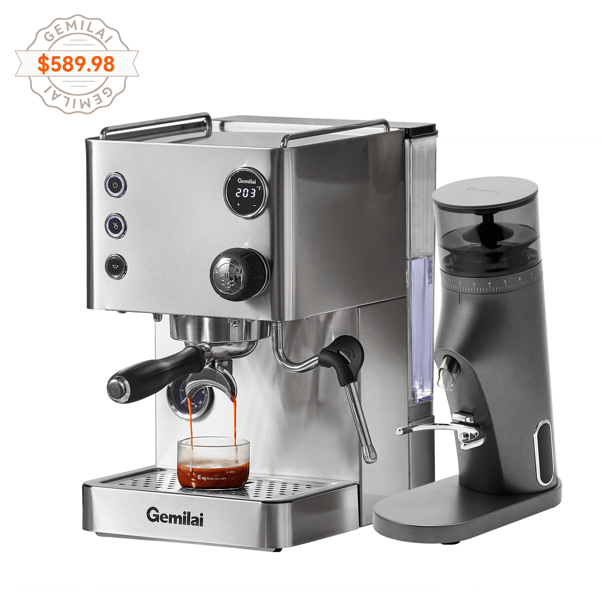 Gemilai Home Espresso Machine